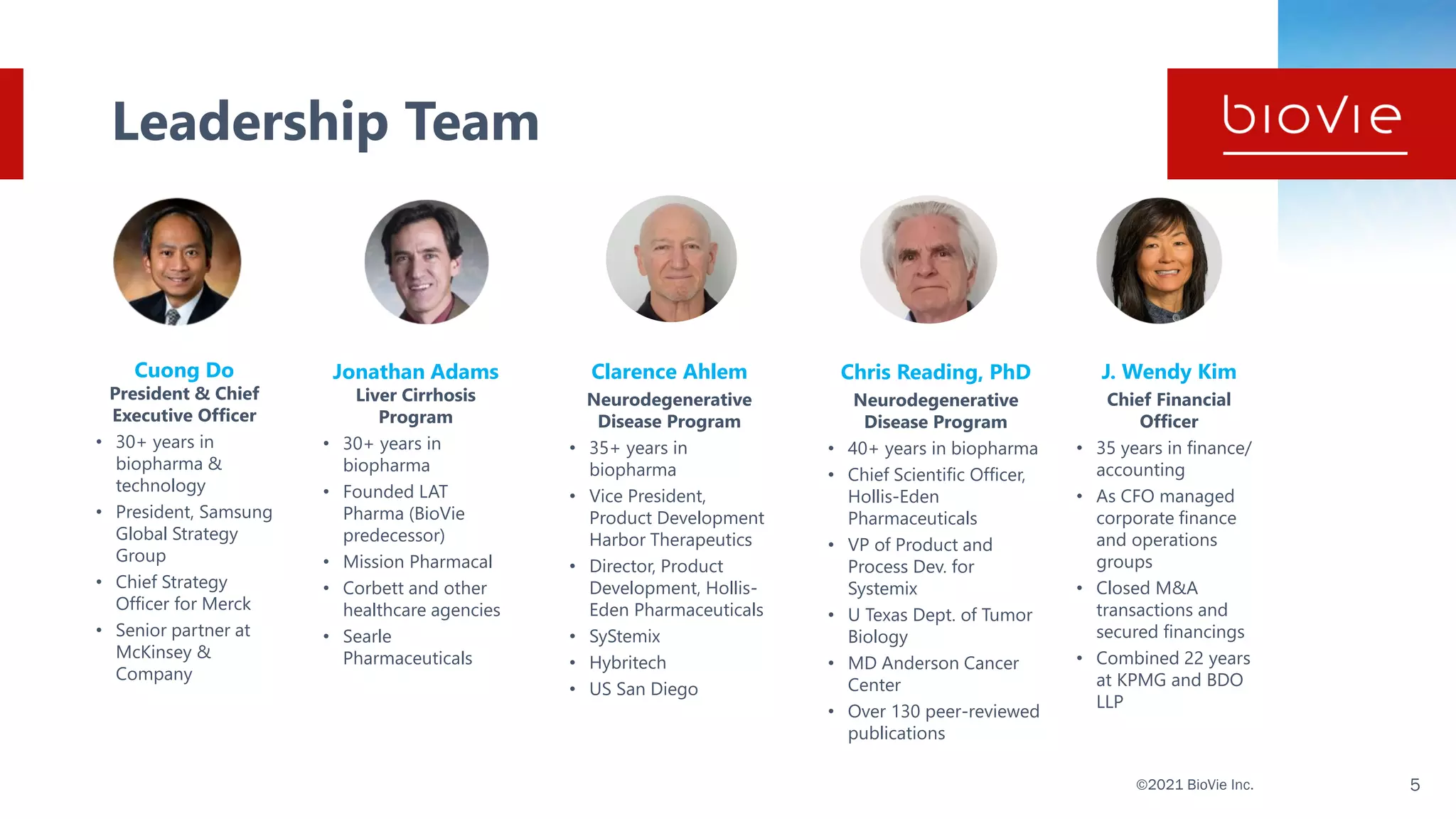 BioVie Investor Deck, June 2021 | PPT