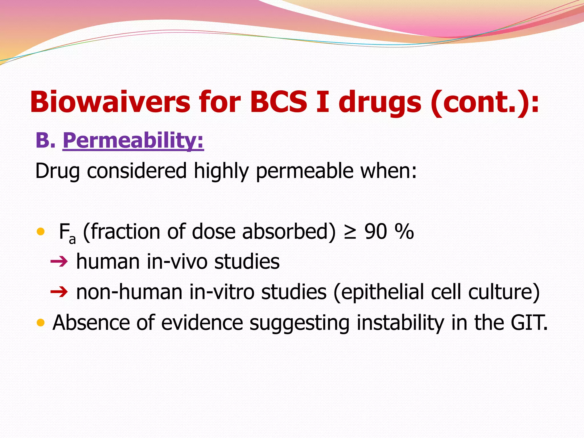 Biopharmaceutics Classification System | PPTX