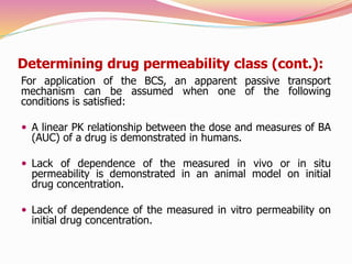 Biopharmaceutics Classification System | PPTX