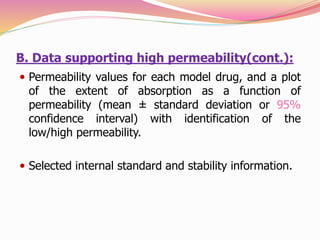 Biopharmaceutics Classification System | PPTX
