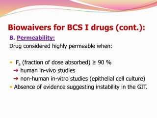 Biopharmaceutics Classification System | PPT