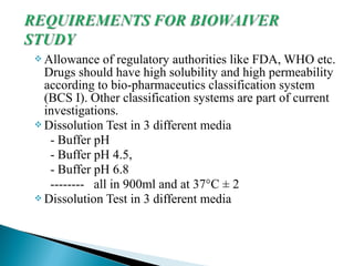Biowaivers | PPT
