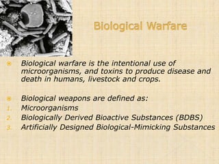 Biowarfare | PPTX