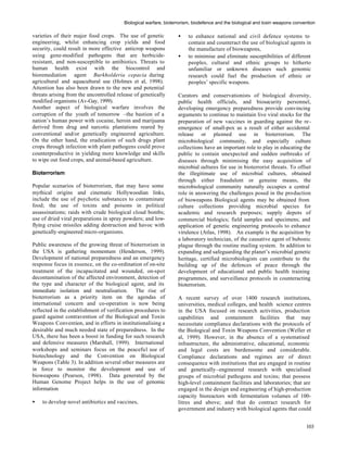 Bioweapons | PDF