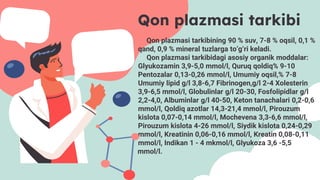 Bioximiya. Qon biokimyosi. [Автосохраненный].pptx