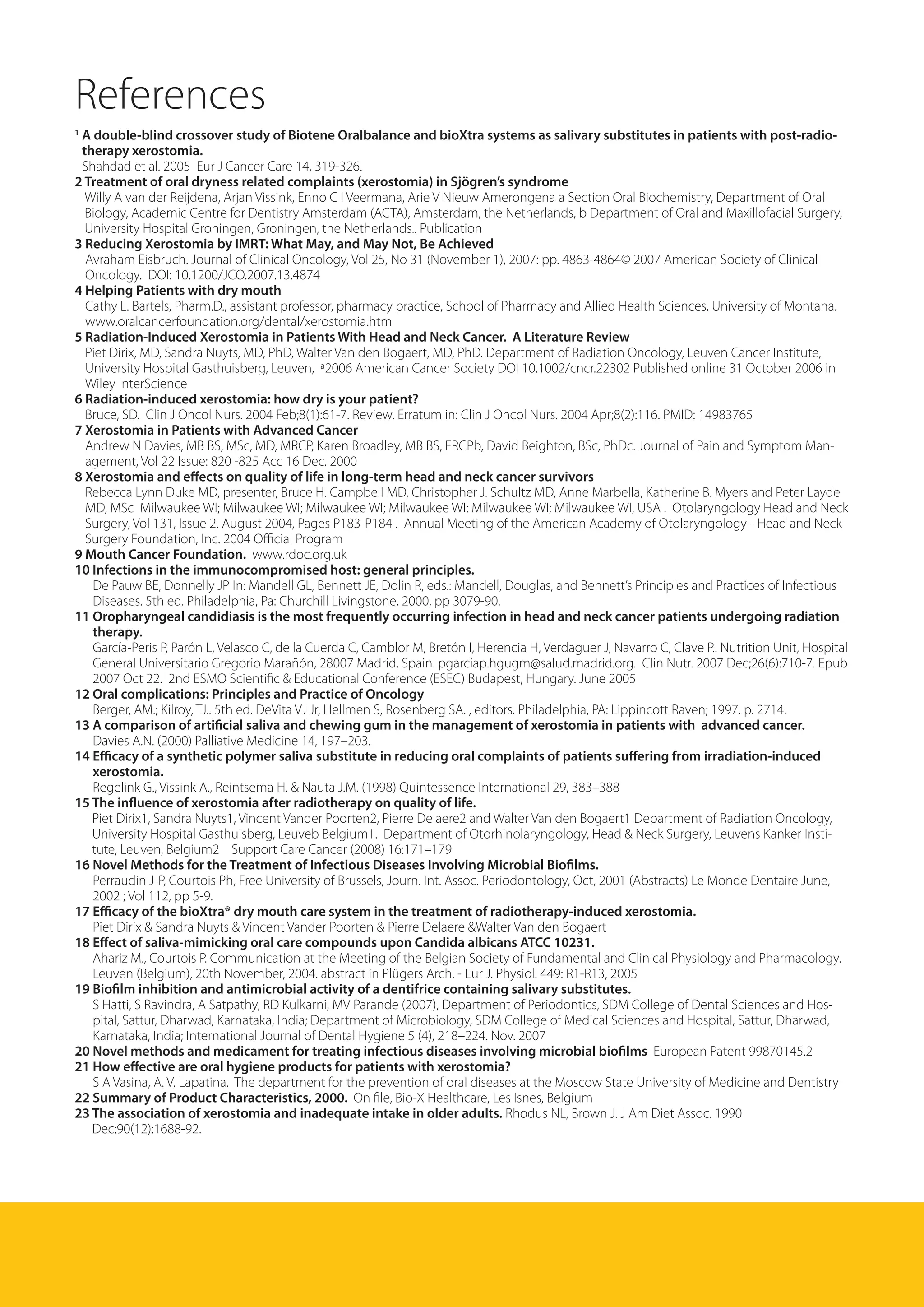 Bioxtra Brochure for Healthcare Professionals | PDF