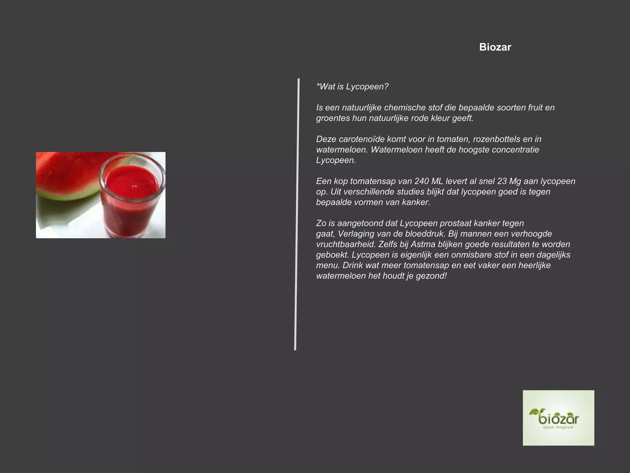 Biozar presentation ned | PPTX