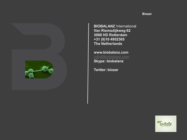 Biozar presentation ned | PPT