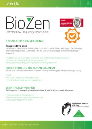Biozen. A shield against EMR | PDF