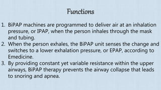 Bi pap machines | PPTX
