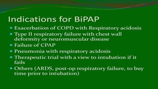 Bi pap machines | PPTX