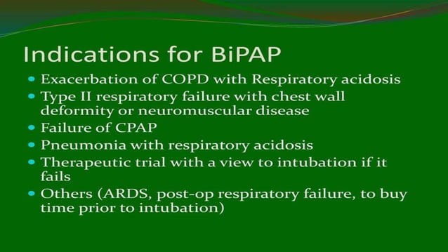 Bi pap machines | PPTX