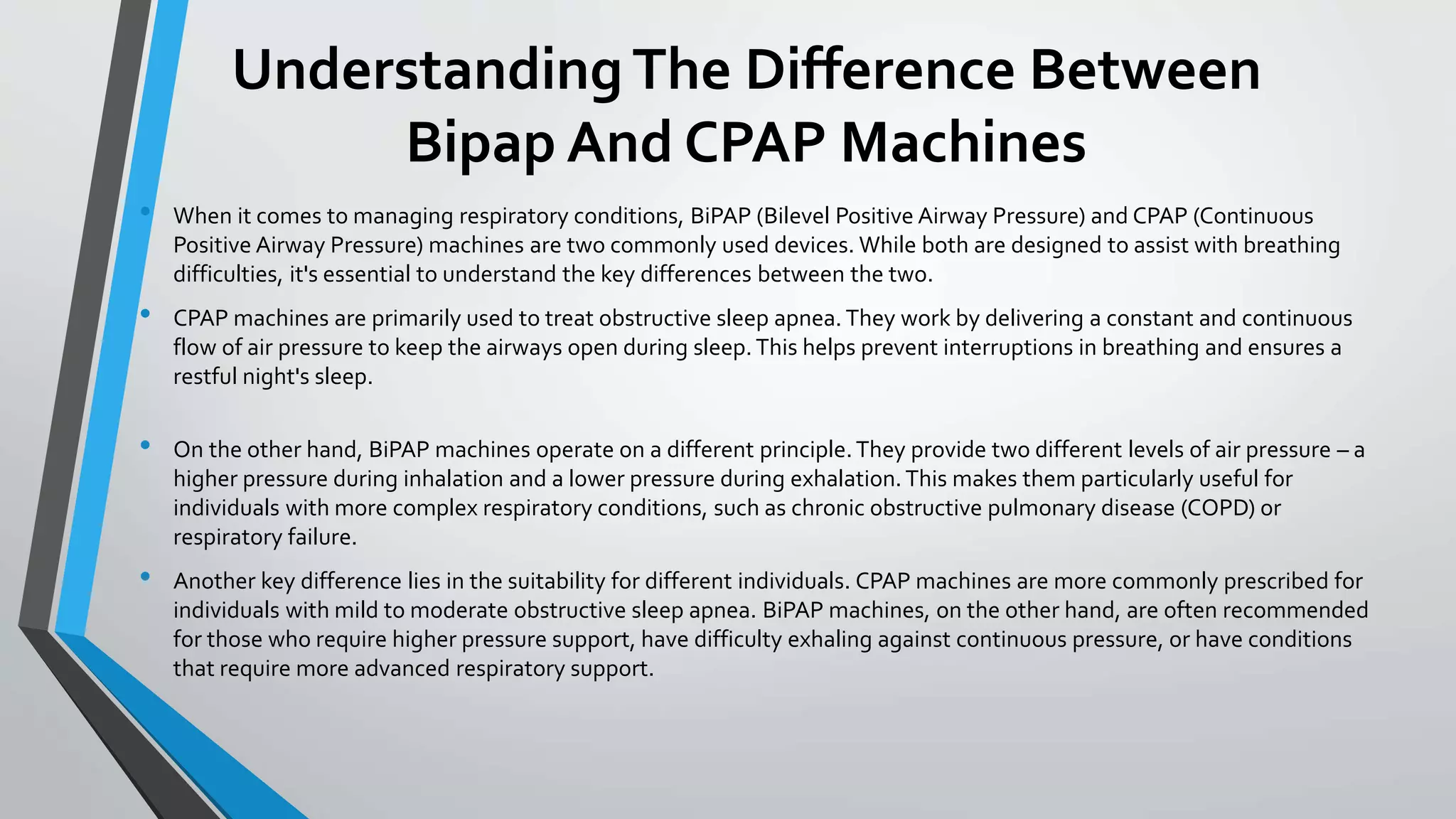 BiPAP Machine Dealers | PPTX