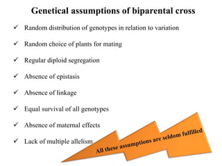 Biparental mating design | PPTX