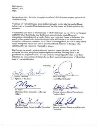 Bipartisan ukraineletter | PDF