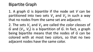 Bipartite graph | PPTX