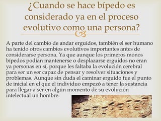 Bipedismo | PPTX