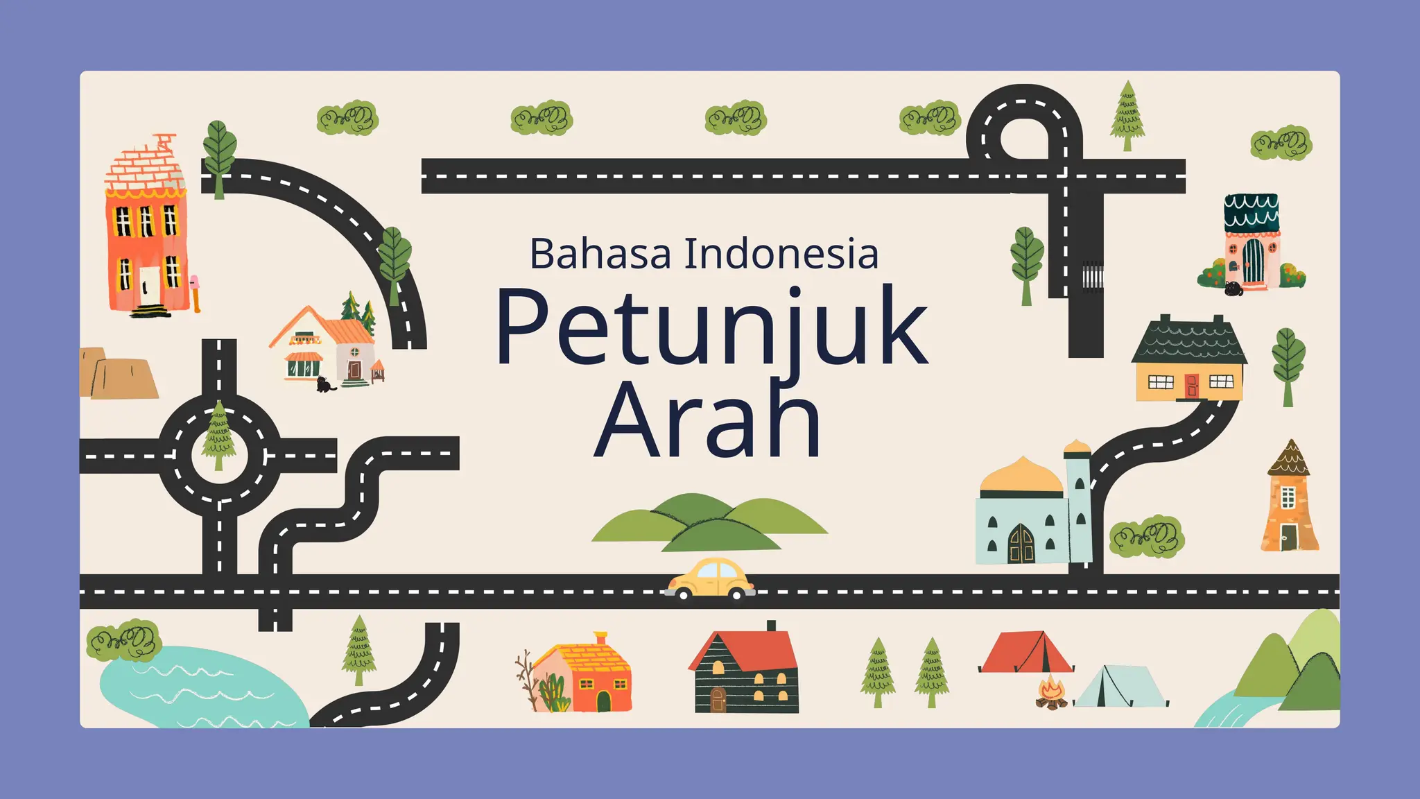 Bahasa Indonesia tentang Menjelaskan Petunjuk Arah | PPTX