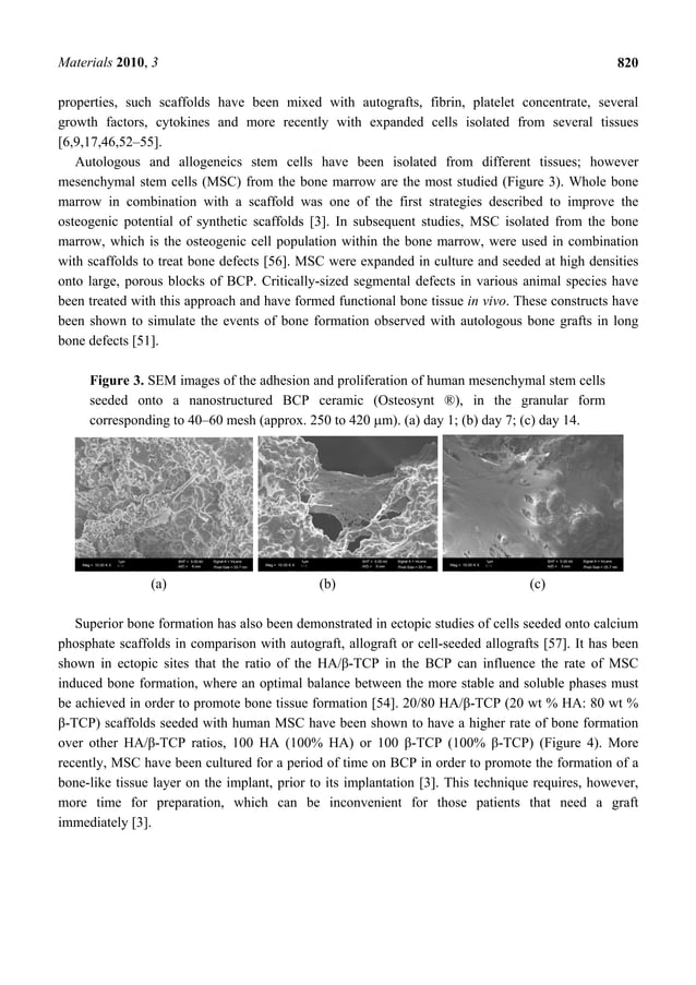 Biphasic calcium phosphate ceramics for bone regeneration | PDF