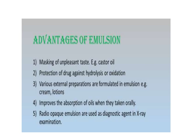 BIPHASIC LIQUID DOSAGE FORM- Emulsion .pptx