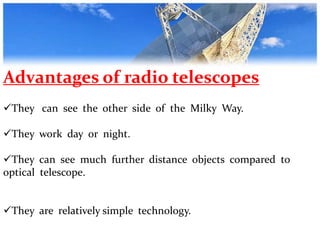 Radio Telescope. by BIPLAB DAS | PPTX