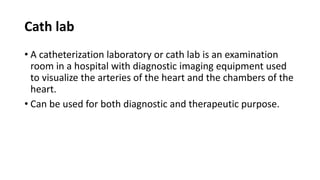 Biplane cath lab | PPTX