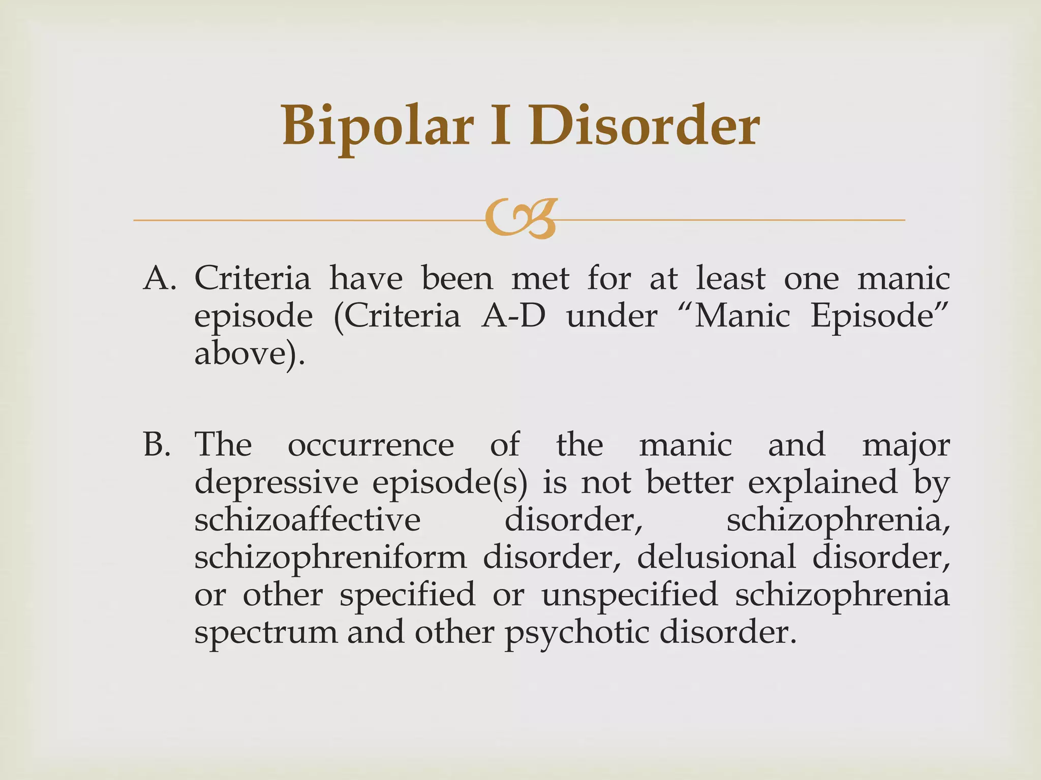 Bipolar Disorder | PPTX