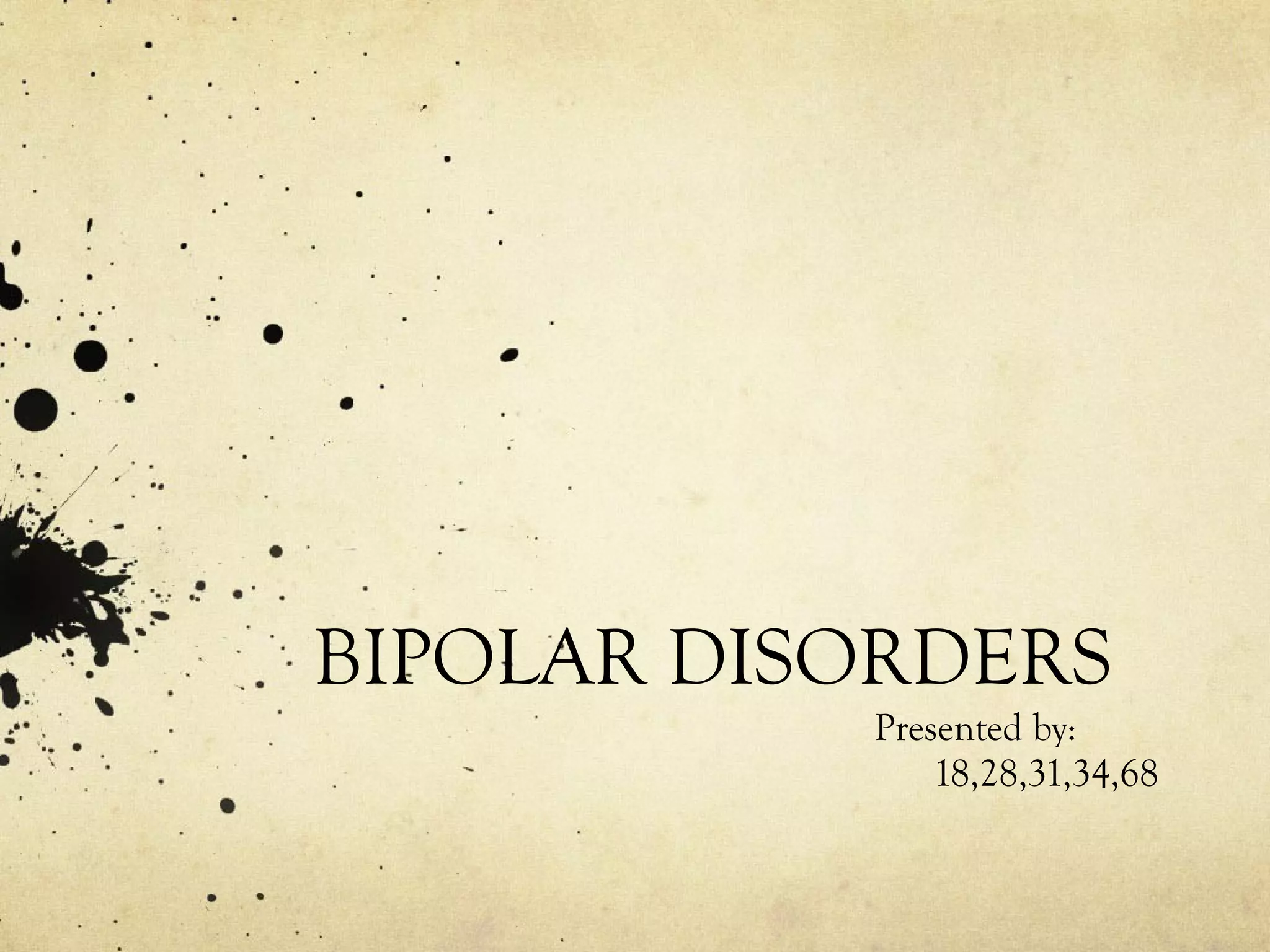Bipolar disorder | PPT