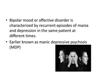 Bipolar-Disorder.PPT (Manic Depression) | PPT