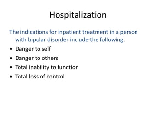 Bipolar management | PPTX