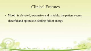 Bipolar and affective disorder (mania) | PPTX