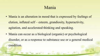 Bipolar and affective disorder (mania) | PPT