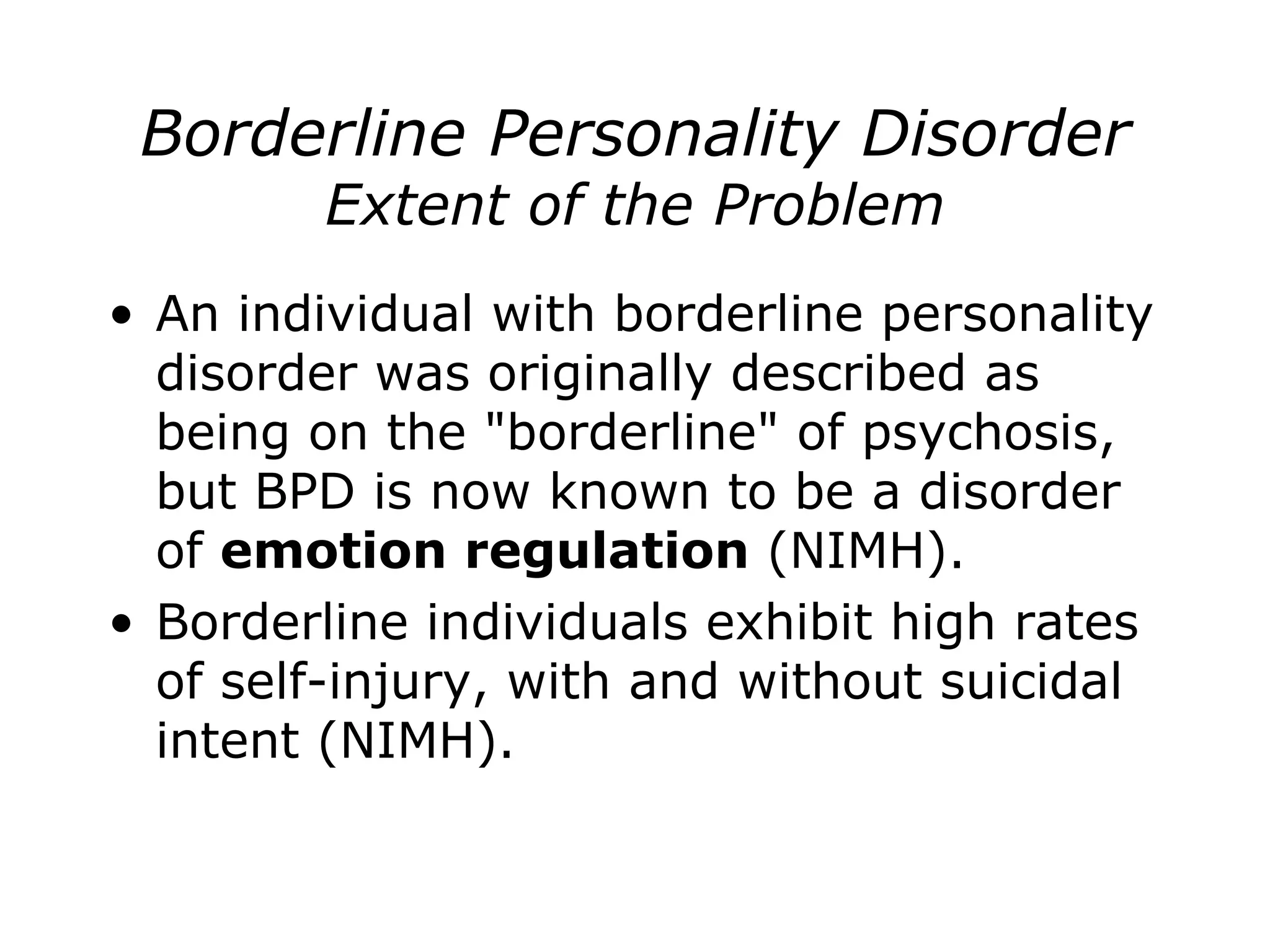 Bipolar And Borderline Powerpoint 4 10 08 | PPT | Physical Therapy ...