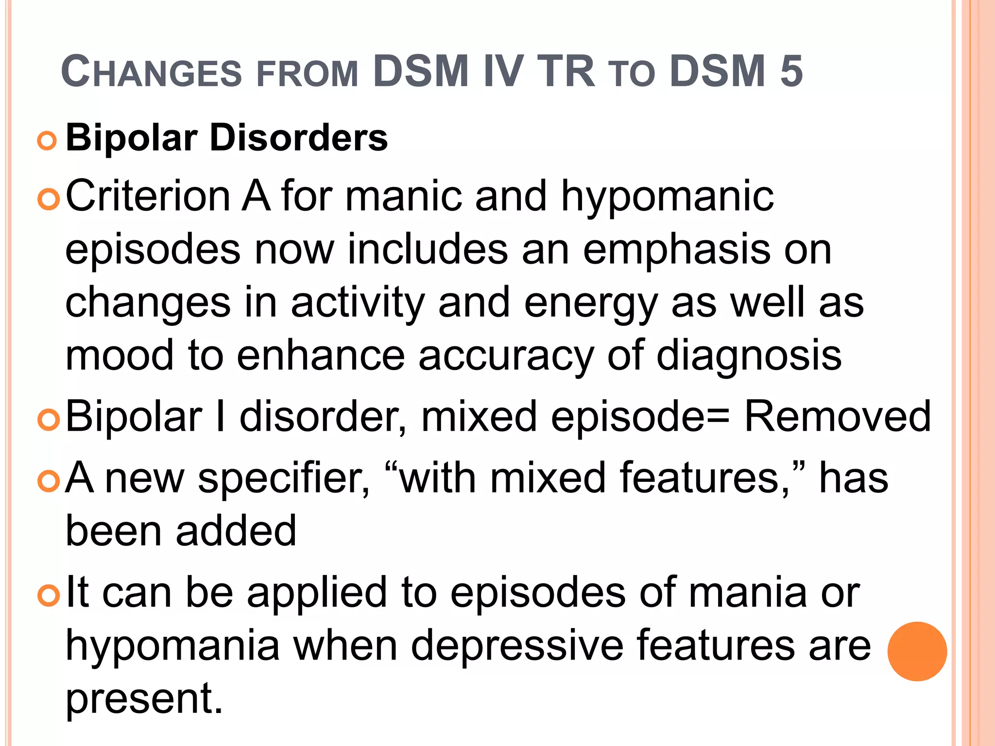 Bipolar and related disorders | PPTX
