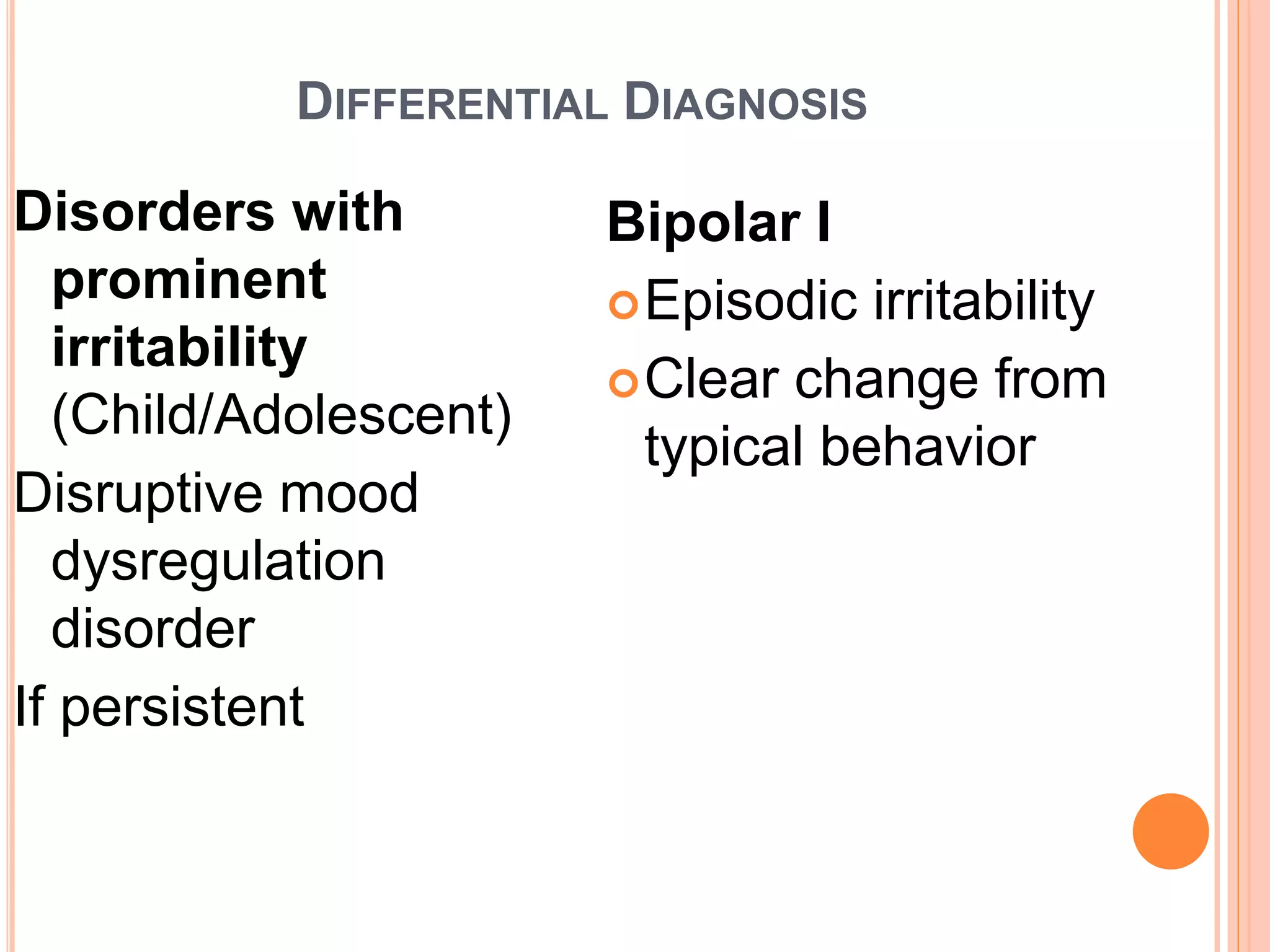 Bipolar and related disorders | PPTX