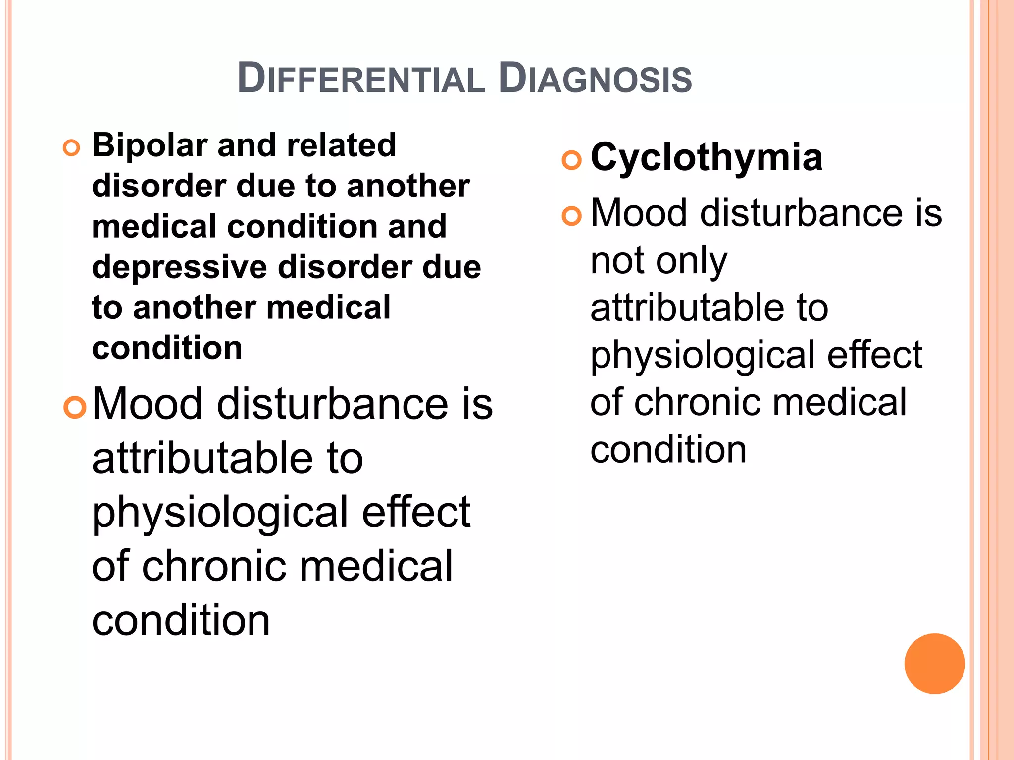 Bipolar and related disorders | PPTX
