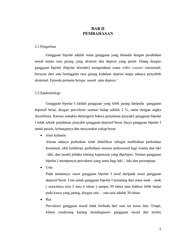 Bipolar disorder | DOC