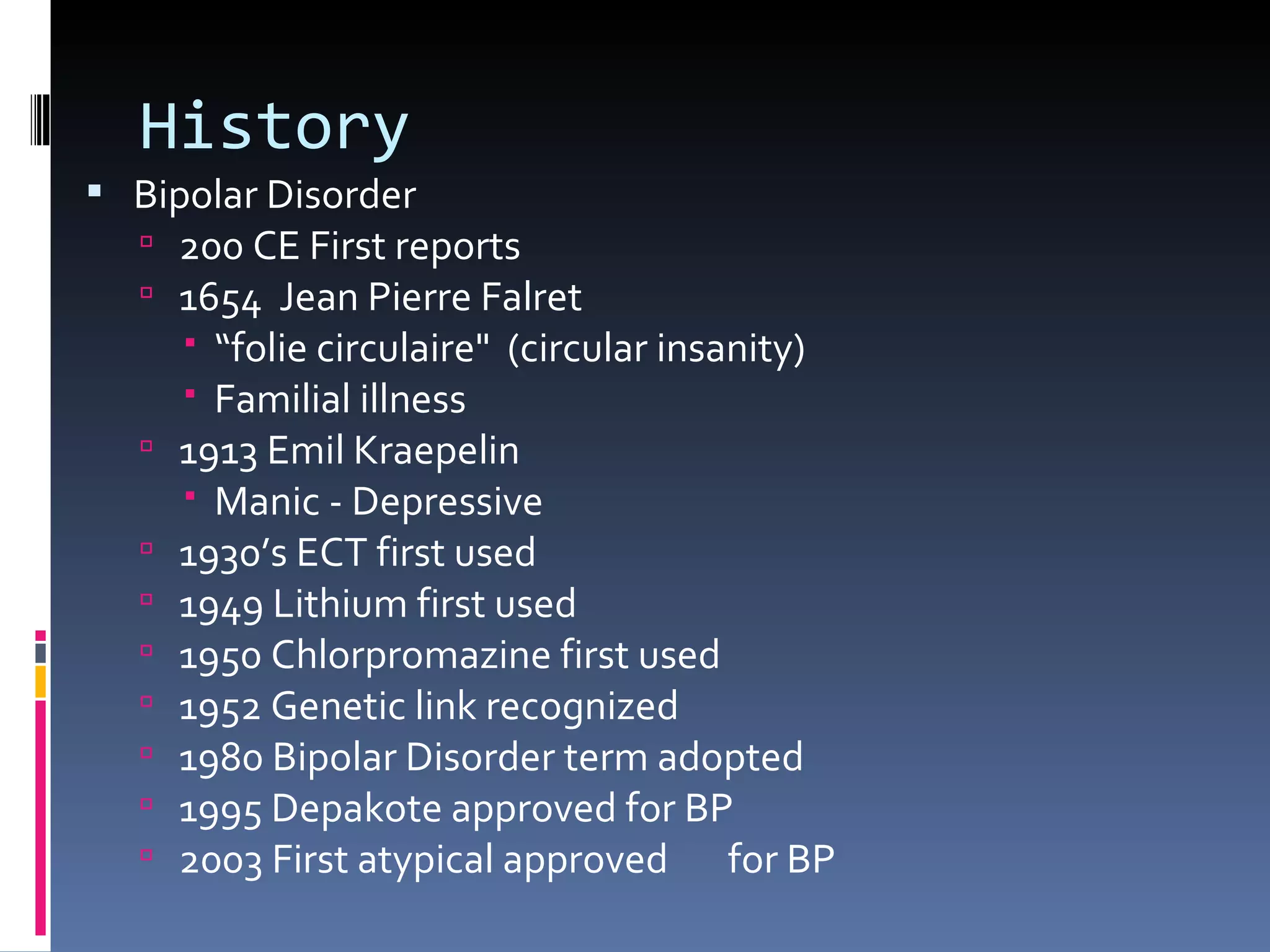 Bipolar disorder | PPT