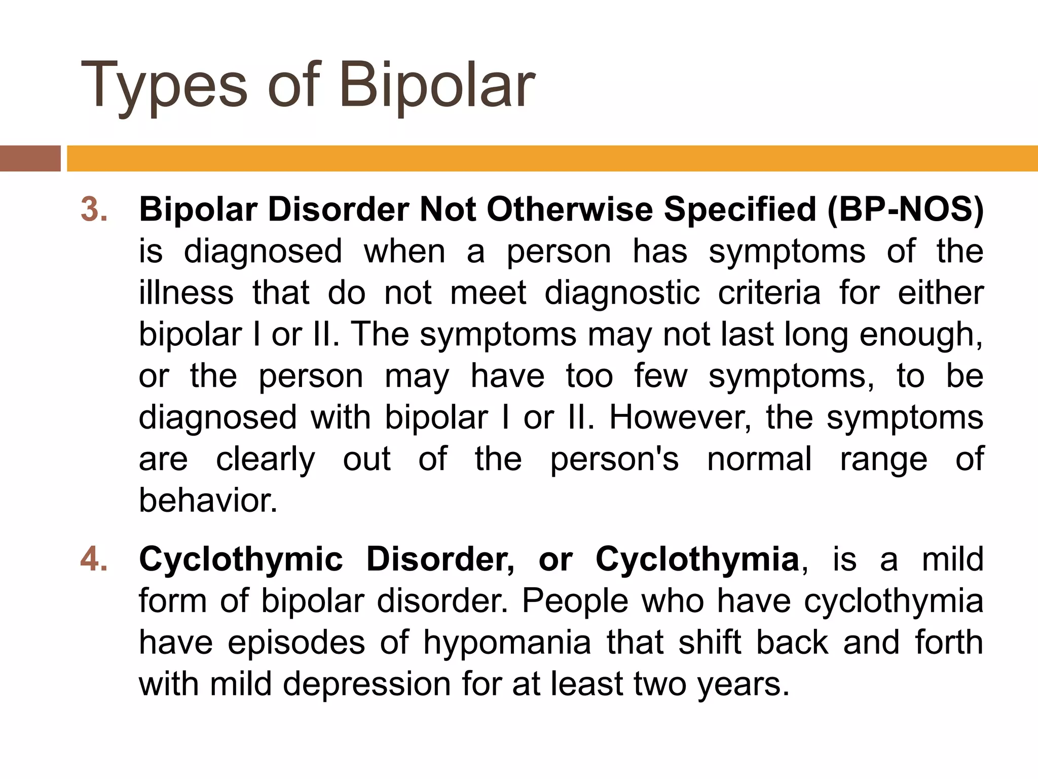 Bipolar Disorder | PPTX