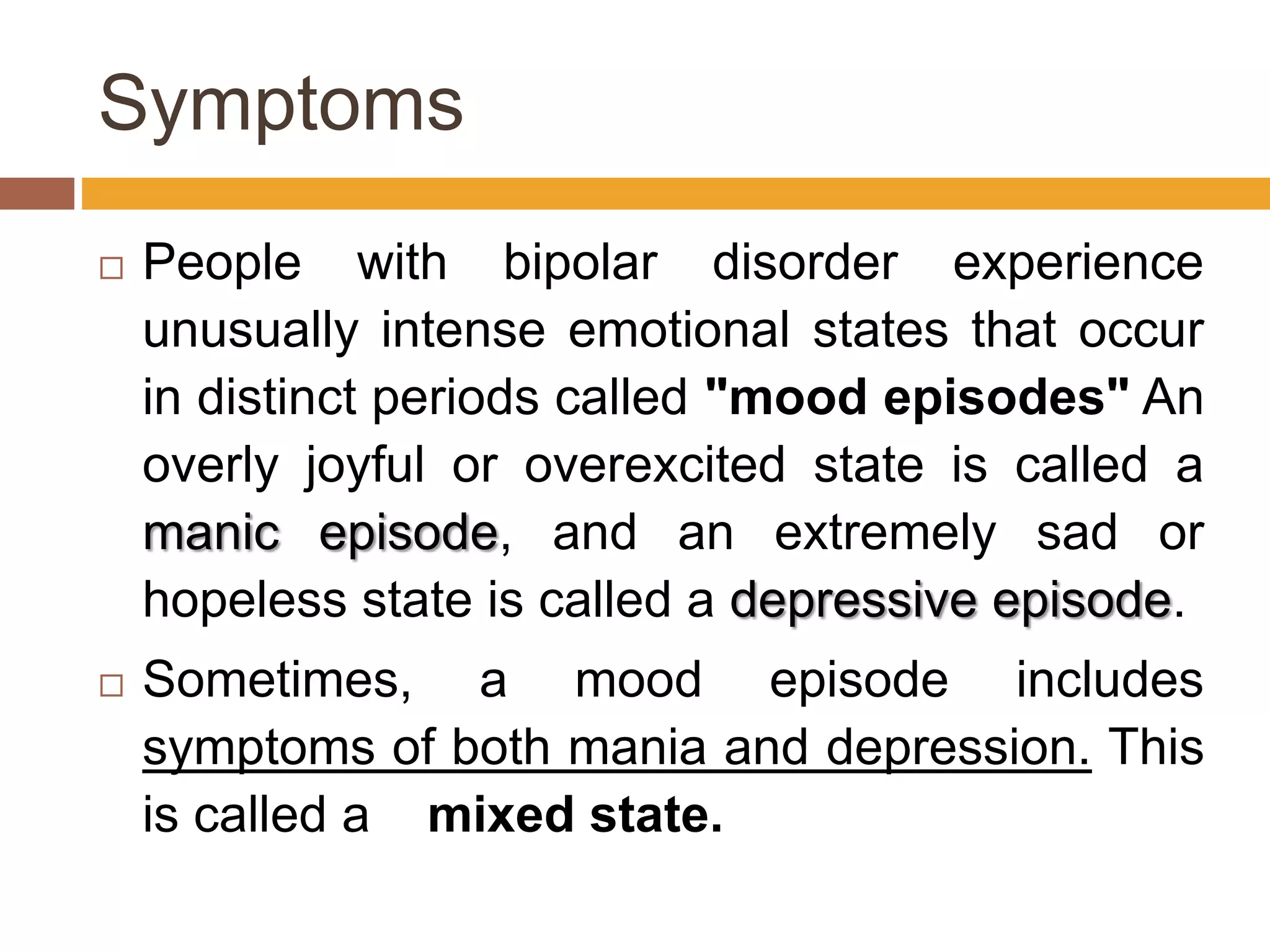 Bipolar Disorder | PPTX