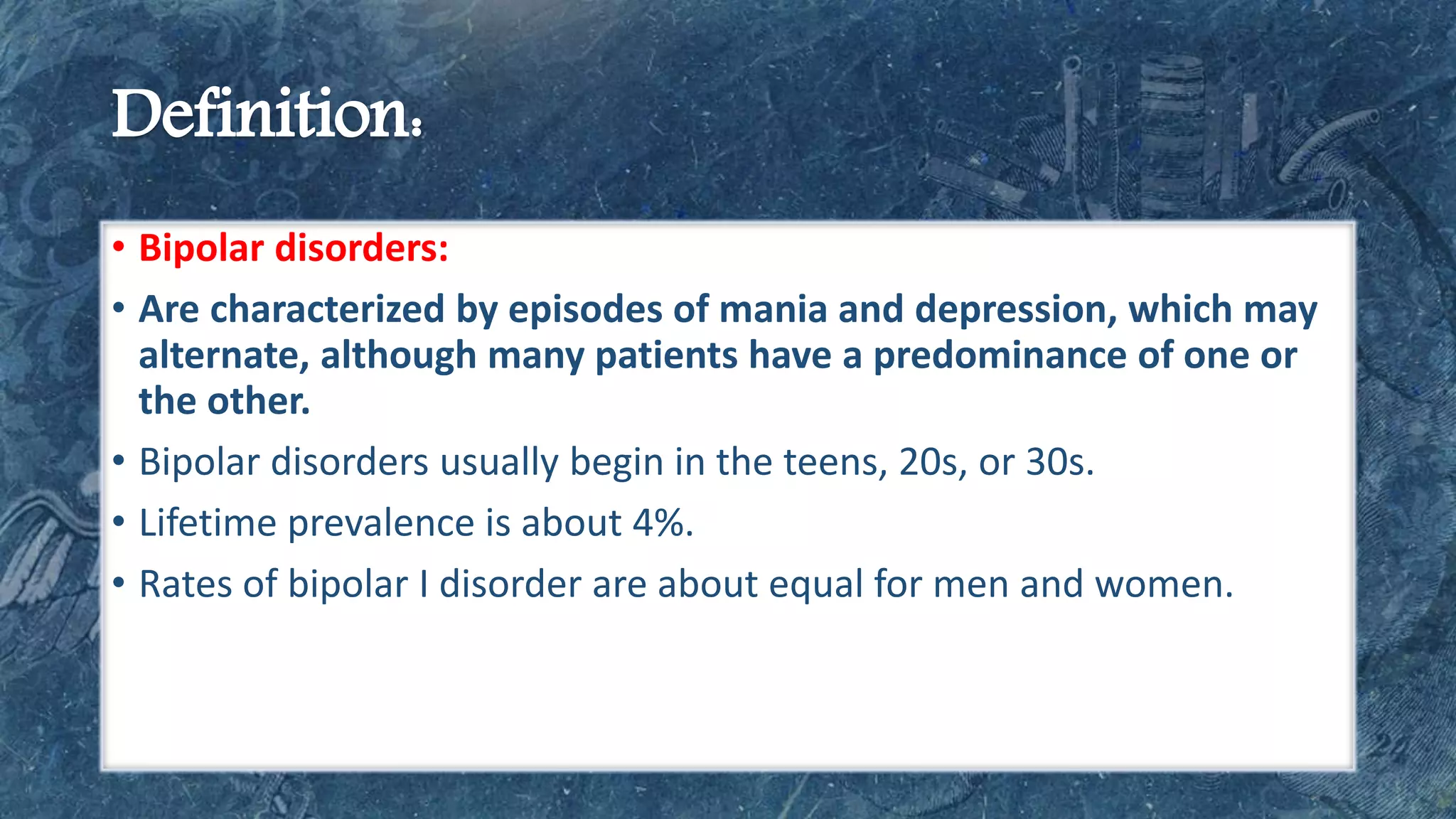 Everything About Bipolar disorder! | PPT