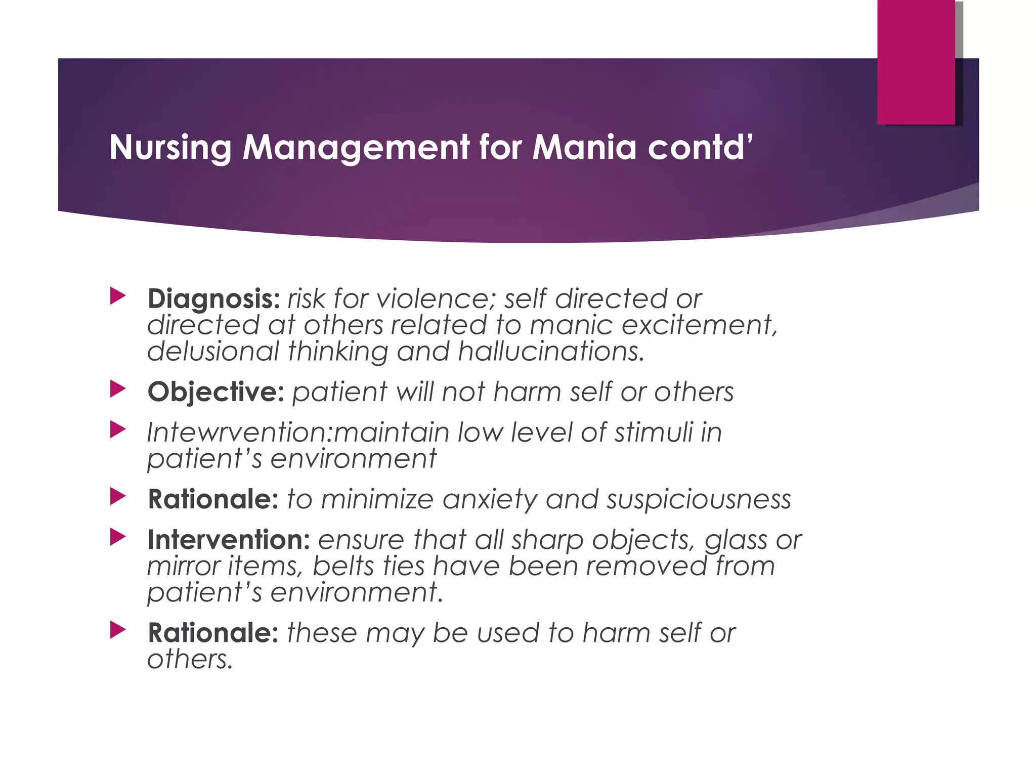 Bipolar disorder Lecture notes ppt | PPT