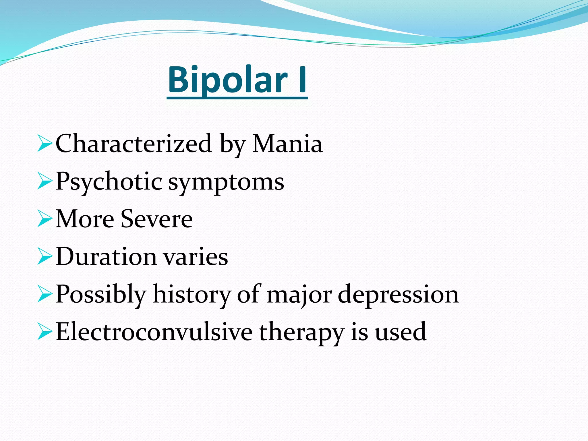 Bipolar disorder | PPT