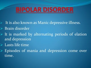 Bipolar disorder | PPT