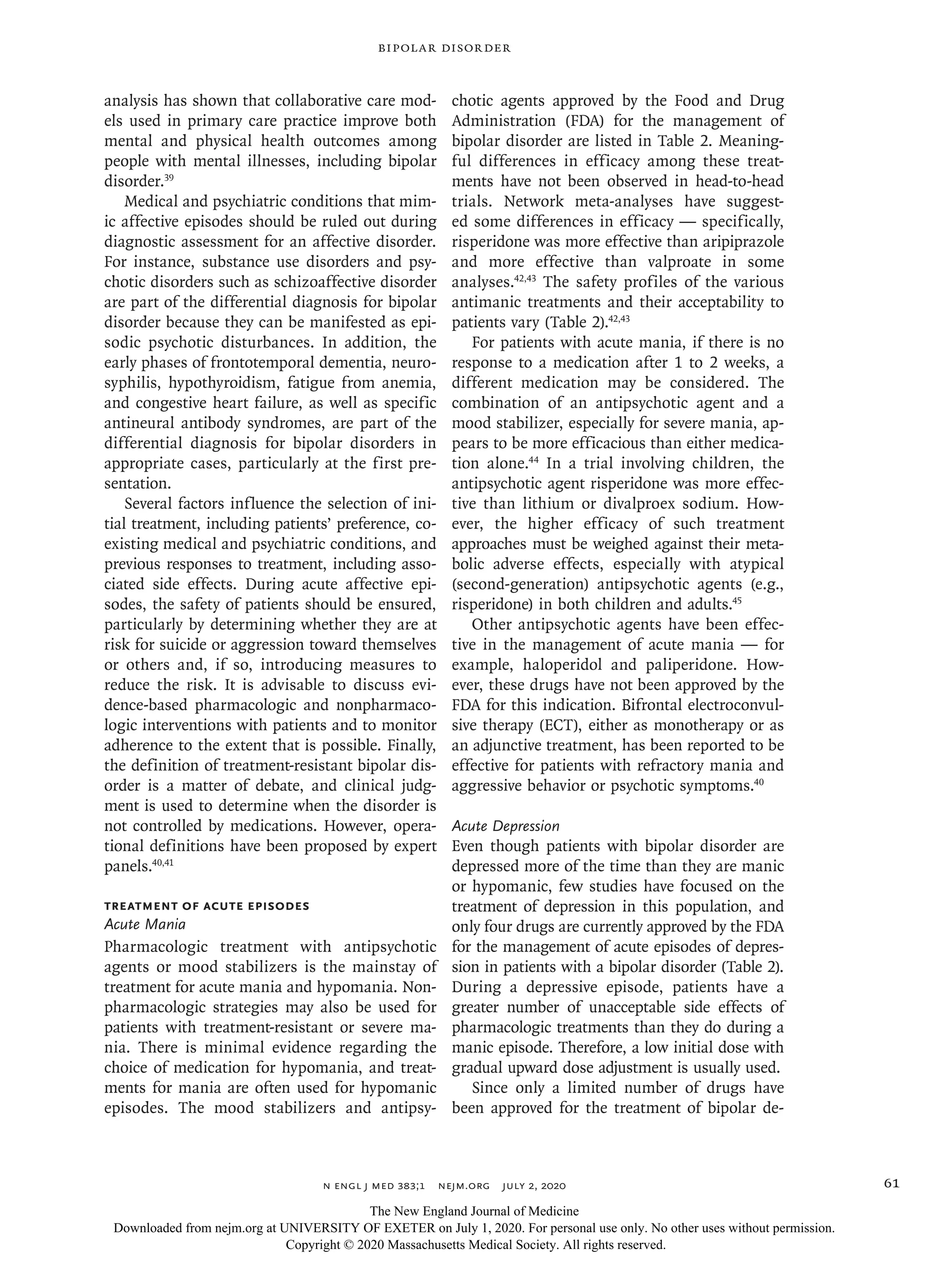 Bipolar disorder | PDF