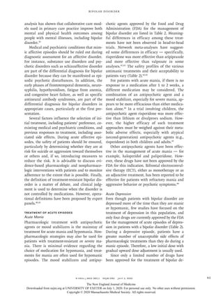 Bipolar disorder | PDF