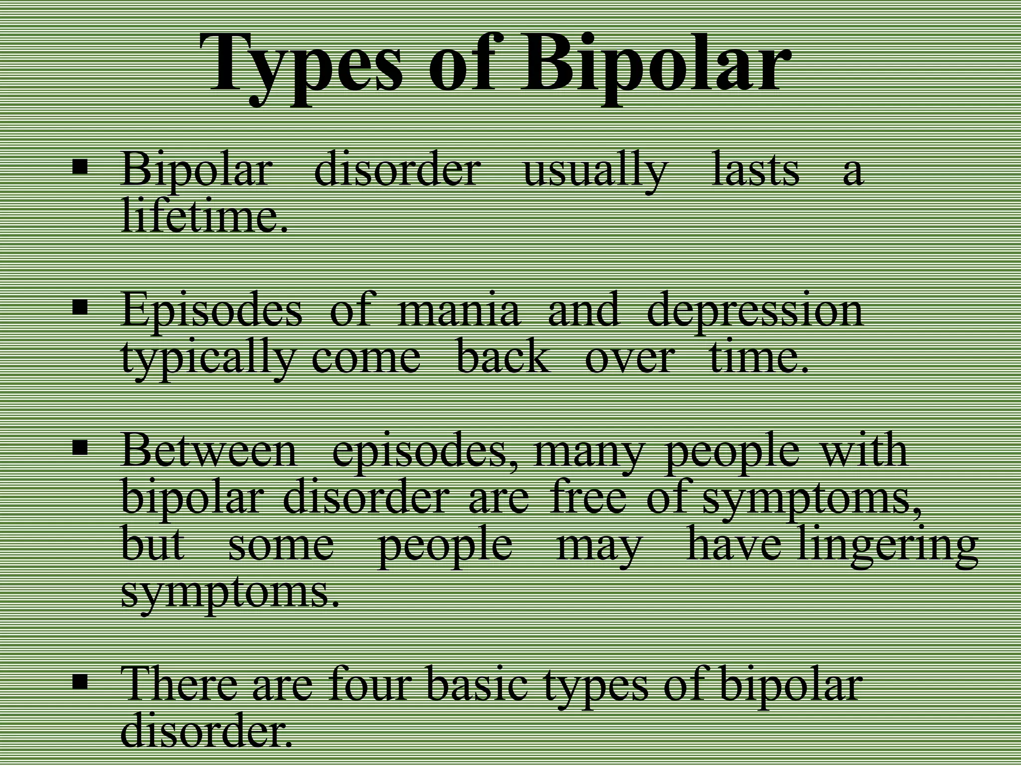 Bipolar Disorder - Rivin | PPTX