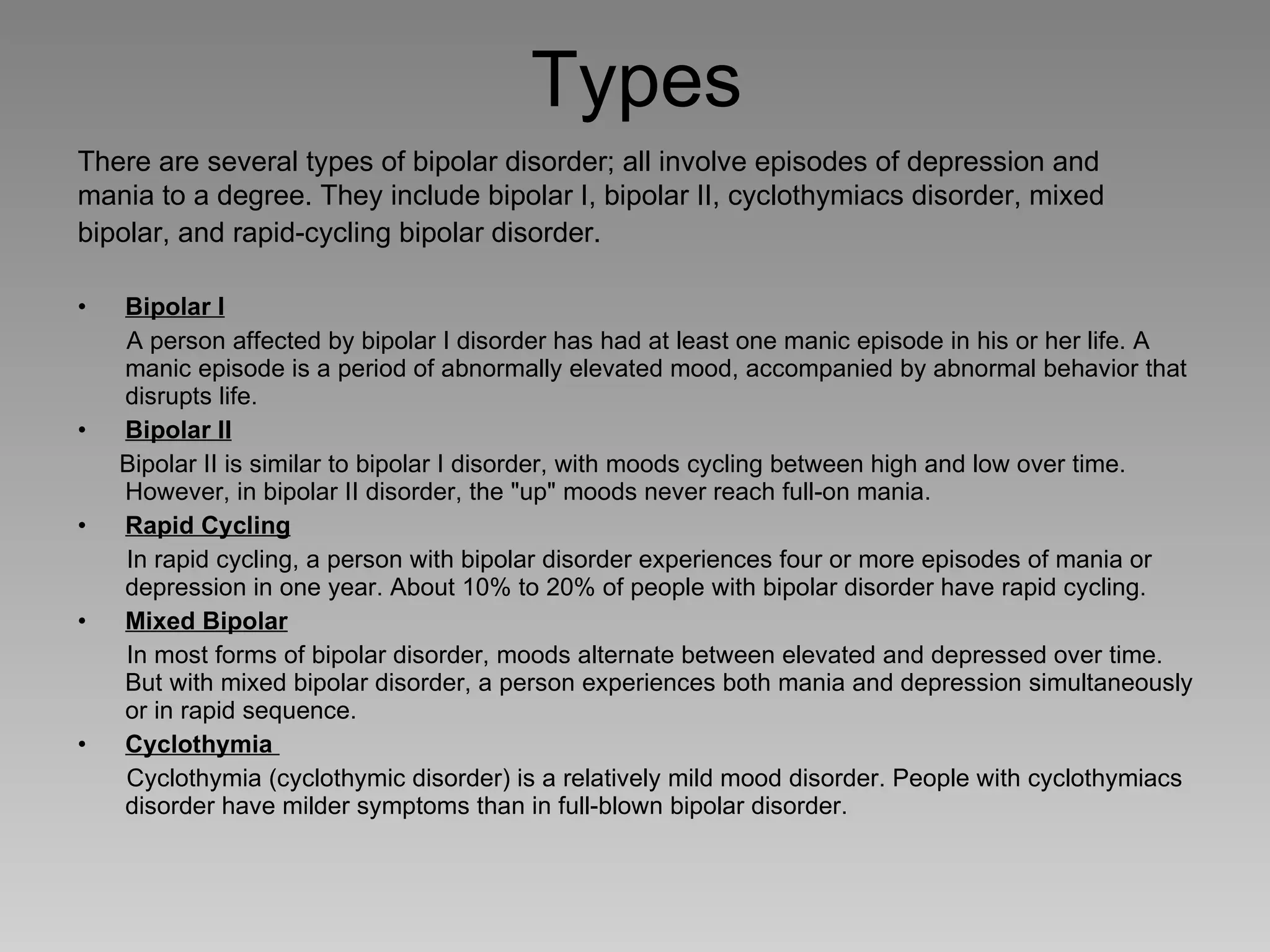 Bipolar Disorder[1] | PPT