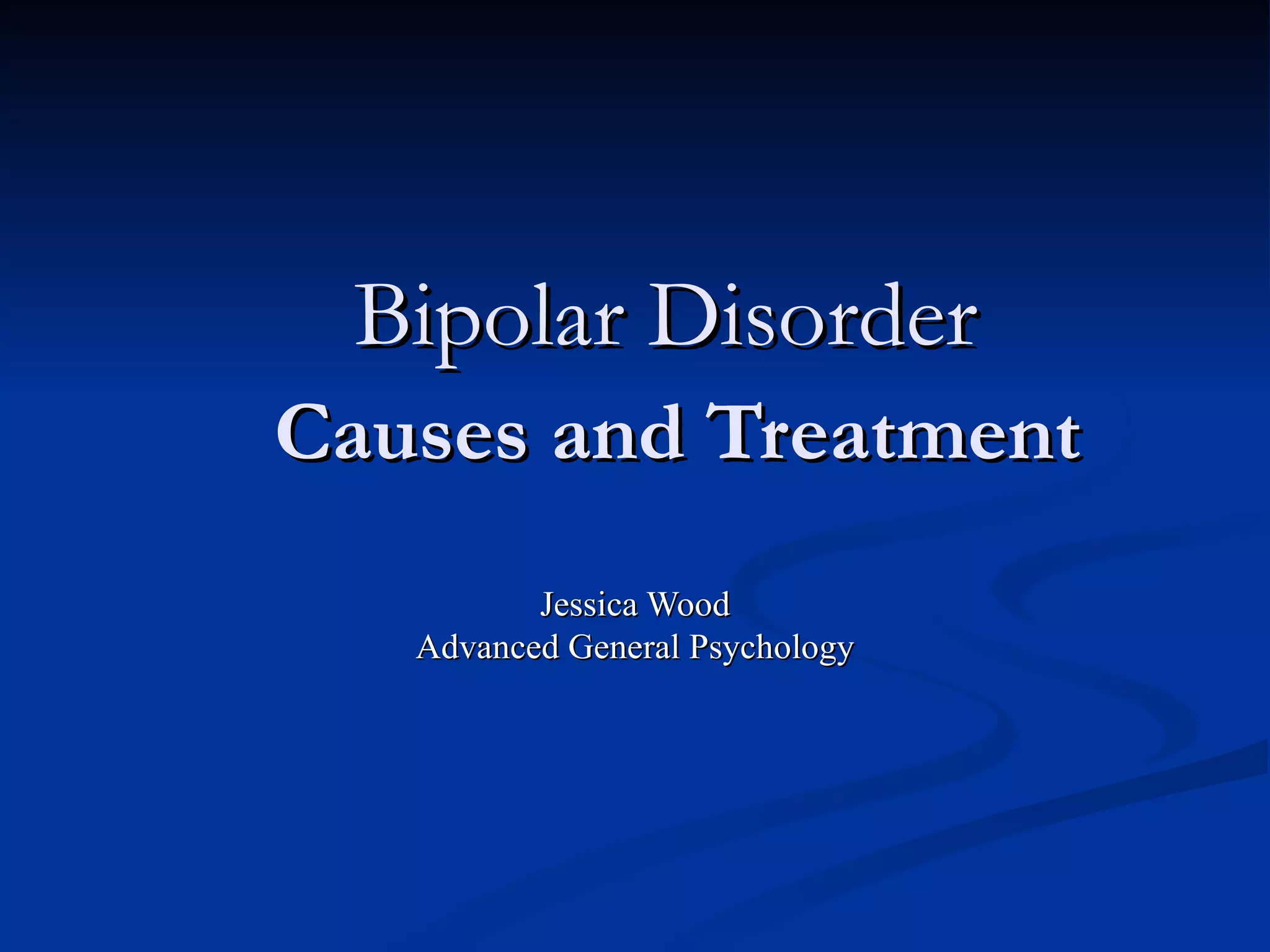 Bipolar Disorder Agp | PPT