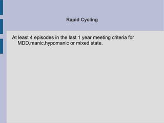 Bipolar disorder by dr ajay nihalani | PPT | Mental Health | Diseases and Conditions